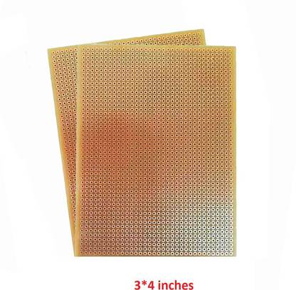 ELPH Perforated Zero PCB (3*4 inches) for DIY school/college projects ...