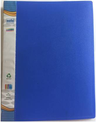 Flipkart.com | Solo Polypropylene Spring Cobra File A4 - Spring Cobra ...