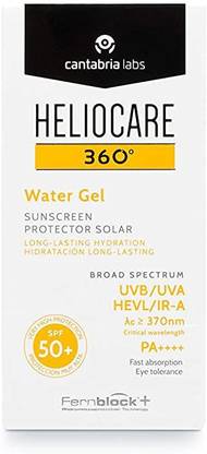 Heliocare Sunscreen - SPF 50 Heliocare360 Water Gel SPF50+ Sunscreen ...