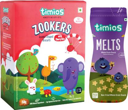 Timios Melts Blueberry baby finger food and Zookers Apple & Blueberry ...