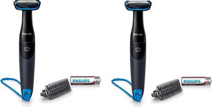PHILIPS BG1024/16 pack of 2 Body Groomer 30 min Runtime 4 Length ...
