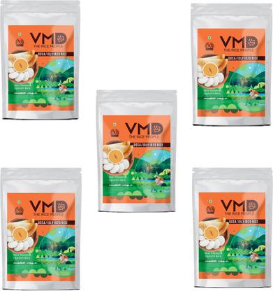 Vmd IR20 IDLY/DOSA RICE - 5 Kg Idli Rice (Medium Grain, Boiled) Price ...