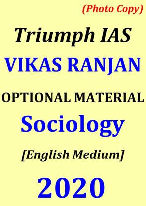Triumph Ias Vikas Ranjan Sociology: Buy Triumph Ias Vikas Ranjan ...
