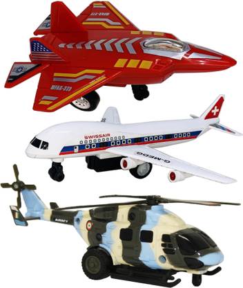 Miniature Mart 3 Small Size Plastic Made Replica Mini Fighter Jet Toy ...