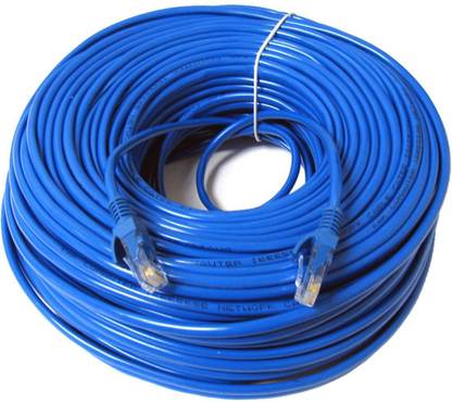 Fedus LAN Cable 100 m New 100Meter Blue RJ45 CAT5 Ethernet LAN Network ...
