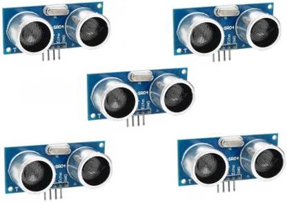 Techleads Ultrasonic Module HC-SR04 Distance Measure Sensor for Arduino Robot 5 Pcs Educational ...