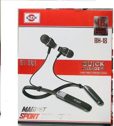 ETAR BH 18 BLUETOOTH HEADPHONE PACK OF 1 Bluetooth Price in India - Buy ETAR BH 18 BLUETOOTH ...