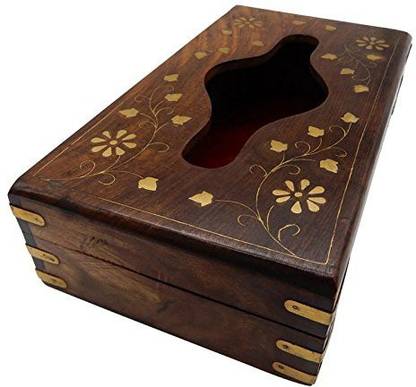 Flipkart.com | MODERNCOLLECTION 1 Compartments Wooden Tissue Box ...