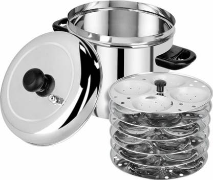 INDISWAN Stainless Steel Induction & Standard Idli Maker (6 Plate 24 ...