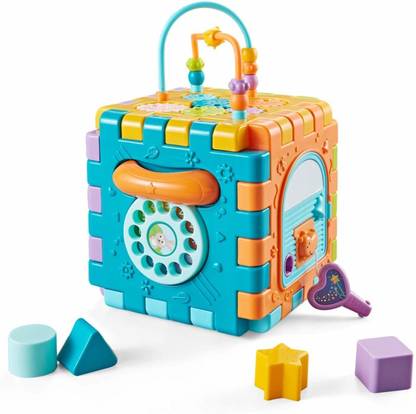 dharti enrterprise Activity Cube for Toddlers Baby Educational Musical ...