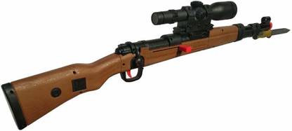 Umdha Real Scale Mercenary Sniper Gun Toy Riffle with 4 Type Bullets ...