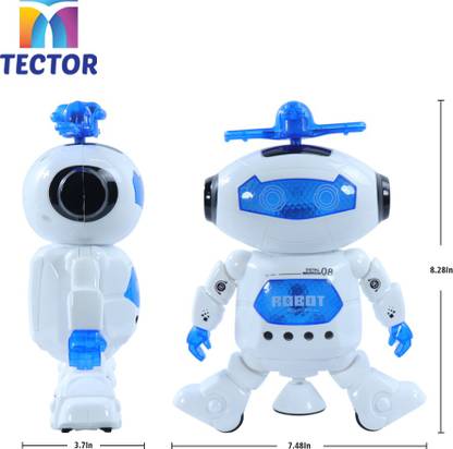 Toyvala Dancing Robot Musical Toy for Kids with Flashing Lights ...