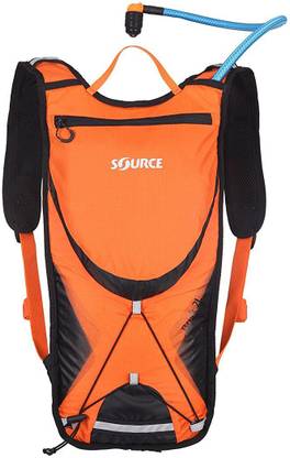 Source Outdoor Brisk Hydration Pack Orange/Black 2-Liter Hydration Pack ...