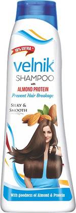 Velnik 187 ml Shampoo Bottle with Goodness of Almond Protein Prevent ...