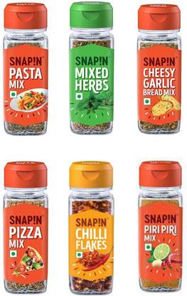 Snapin Pasta Mix, Mixed Herbs, Cheesy Garlic Bread Mix, Pizza Mix ...