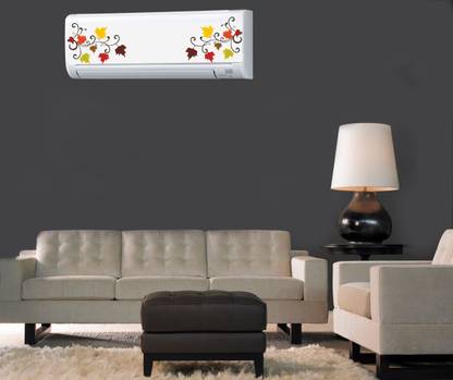 Crown Decals 16 cm Multi Color Decorative Air conditioner Sticker - AC ...