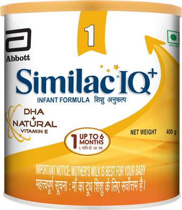 SIMILAC IQ Plus Infant Formula (Stage 1) Price in India - Buy SIMILAC ...