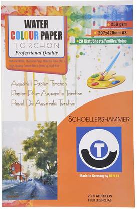 Flipkart.com | SCHOELLERSHAMMER Water Colour Paper A3 250 gsm ...