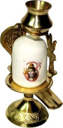 Shiv Black Shaligram Shiva Ling/Shivling with Jalahari Yoni Stand ...