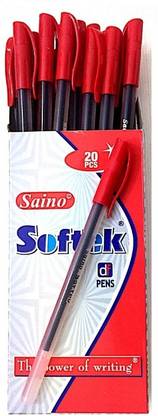 saino Softek Red Ball Pen - Buy saino Softek Red Ball Pen - Ball Pen Online at Best Prices in ...