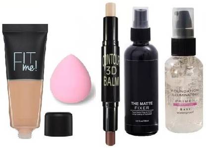 SHIMPY99 FIT ME FOUNDATION + FIXER + PRIMER + MARS OUR BEST COMBO KIT ...