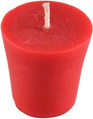 SOHUM Handmade Red Votive Candle With Strawberry Fragrance (pack of 6 ...