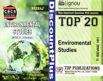 IGNOU Helping Books BEVAE-181 (ENVIRONMENTAL STUDIES) Neeraj And Top ...