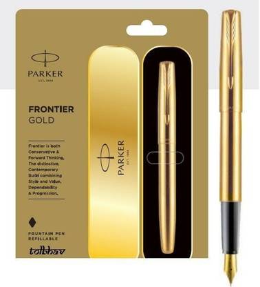 PARKER Frontier Gold Fountain Pen - Buy PARKER Frontier Gold Fountain ...