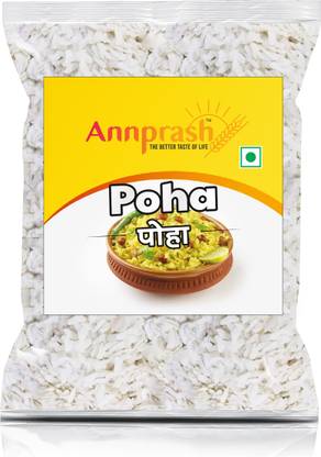 Annprash PREMIUM QUALITY POHA /FLATTENED RICE - 500GM Poha (Long Grain ...