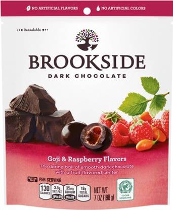 HERSHEY'S Brookside Dark Chocolate, Goji & Raspberry Crackles Price in ...