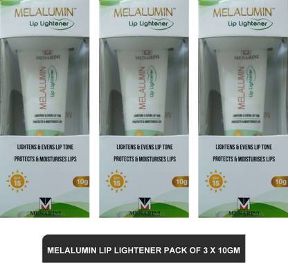 Melalumin lip lightener - lip lightener for smokers(pack of 3)10g NA ...
