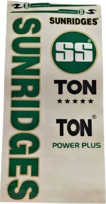 sunridges SS PowerPlus 5 Star Green Plain Cricket Bat Sticker Bat ...