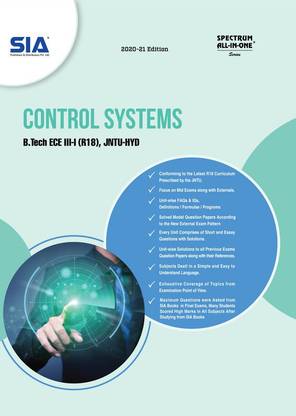 Control Systems, B.Tech III-Year I-Sem (ECE) R18, JNTU-Hyderabad, 2020 ...