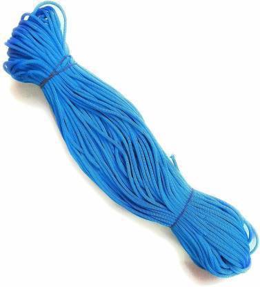 Crafto MACRAME SET 4 OF BLUE COLOR Each Cord 50 Meters Total cord 200 ...