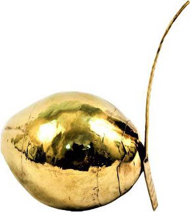Flipkart.com | Shrinika Brass Pooja Coconut / Brass Pooja Nariyal ...