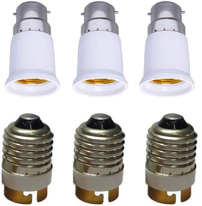 ECOBELL B22 To E27 And E27 to B22 Lamp Adaptor Connector Light Base ...