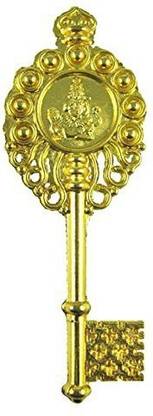 DEVAMA THE DIVINE Golden Colored Metallic kuber kunji/Key/Chabi Brass ...