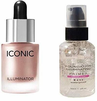 SHEFFO FOUNDATION ILLUMINATING GEL PRIMER WITH Iconic Illuminator ...