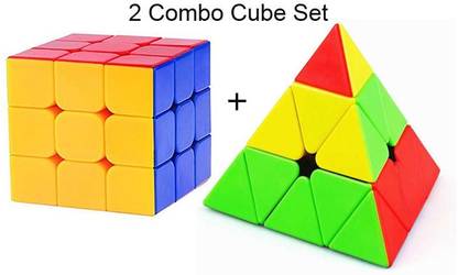 FRAONY Magnetic Speed Cube2 Combo Cube Set |3x3 Pyramid Triangle And ...