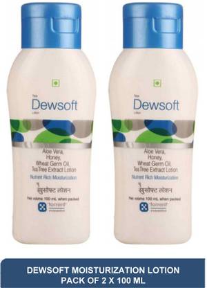 DEWSOFT Lotion - moisturizer for glowing skin(pack of 2)100ml - Price ...