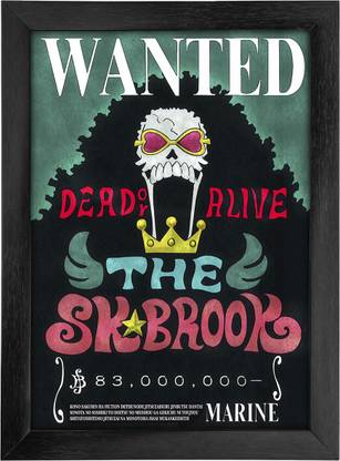 Brook Wanted Wooden Framed Poster Without Glass Paper Print - Animation ...