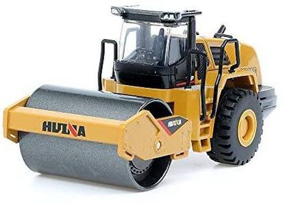 Duturpo 1/50 Scale Diecast Road Roller Toy, Metal Construction Vehicles ...