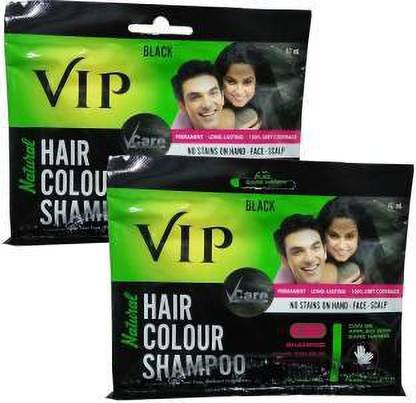 VIP 5 in 1 Hair Color Shampoo , BLACK, BLACK - Price in India, Buy VIP ...