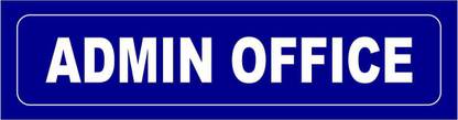 madhusigns ADMIN OFFICE Sign board in 3mm thick foam sheet (12" X 3 ...
