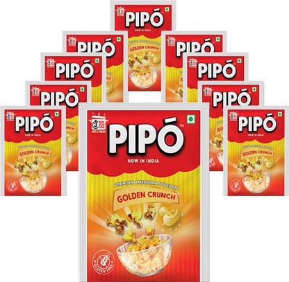 PIPO POPCORN-GOLDEN CRUNCH-40 GM-PACK OF 10 GOLDEN CRUNCH Popcorn Price ...