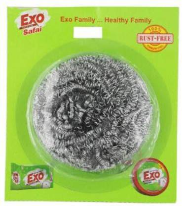 Exo Safai Stainless Steel Scrubber ( Pack of 6 ) Scrub Pad Price in ...