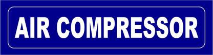 madhusigns AIR COMPRESSOR Sign board in 3mm thick foam sheet (12" X 3 ...