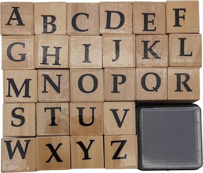 OYTRA 26 Capital Letter Alphabet Stamps Stamps Price in India - Buy ...