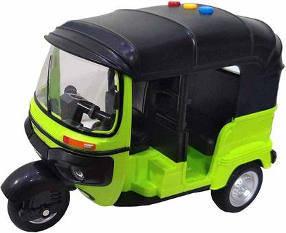 Vasoya Enterprise Auto Rickshaw Toys Bump & Go Auto Rickshaw Toy with ...