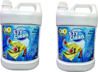 Clean Life Ezy Clean liquid Detergent (5 Litre) - Pack of 2 Multi ...